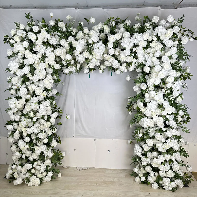 Wholesale Artificial Wedding Silk Flower Arch - Pink & White