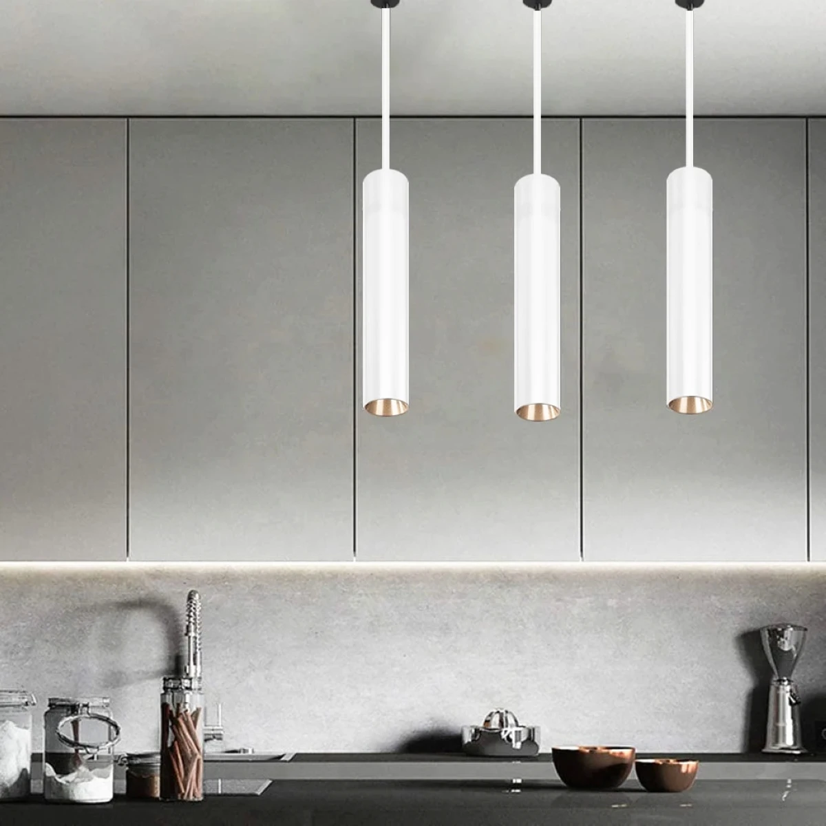 Kitchen Cable Light High CRI Modern Pendant Led Ceiling Lamp 8W 12W 15W ...