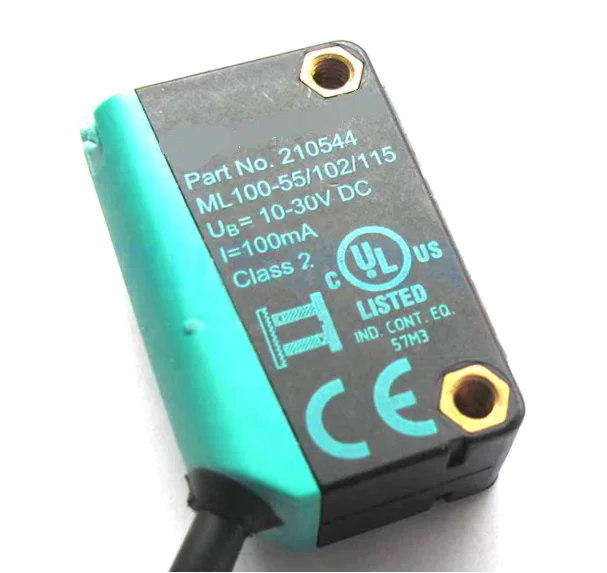 Ml100-55/102/115 반사 플레이트 타입 광전 센서 유효 감지 거리 0-5m 새 원본 - Buy Ml100-55/102 ...