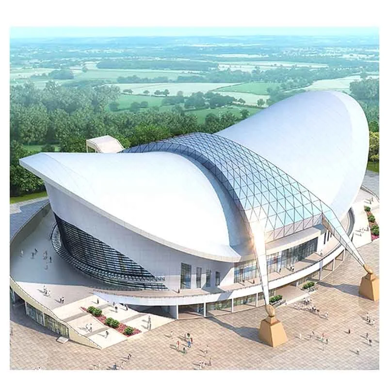 LF Space Frame Auditorium Sheds Construction Steel Structure Sports Hall