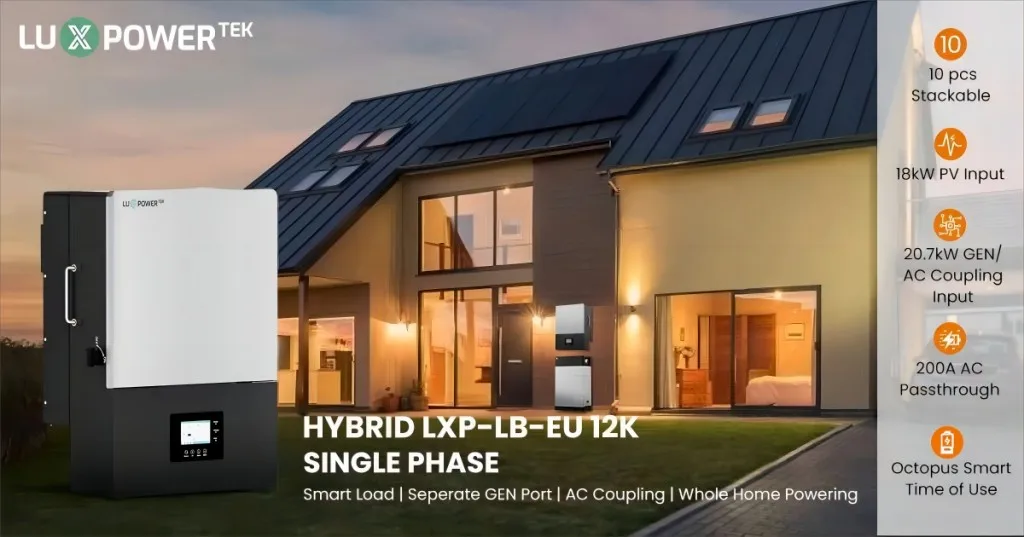 Luxpower LXP-LB-EU 12k Solar Hybrid Inverter Solar Power Inverter ...
