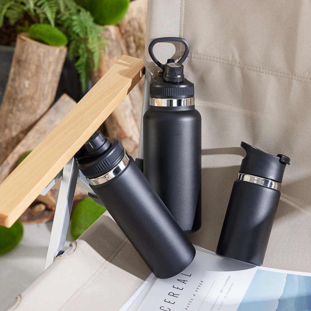 HAERS 12/18/32/40OZ Double Walled Vacuum Insulated Stainless Steel ...