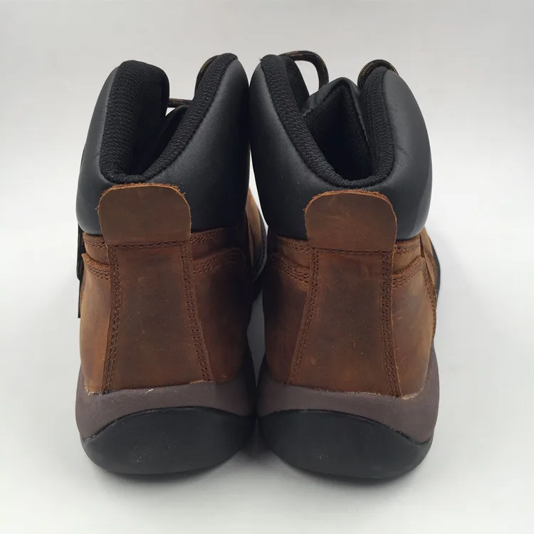 Dsw Brand Genuine Leather Men Working Safety Shoes Composite Toe Hiking ...