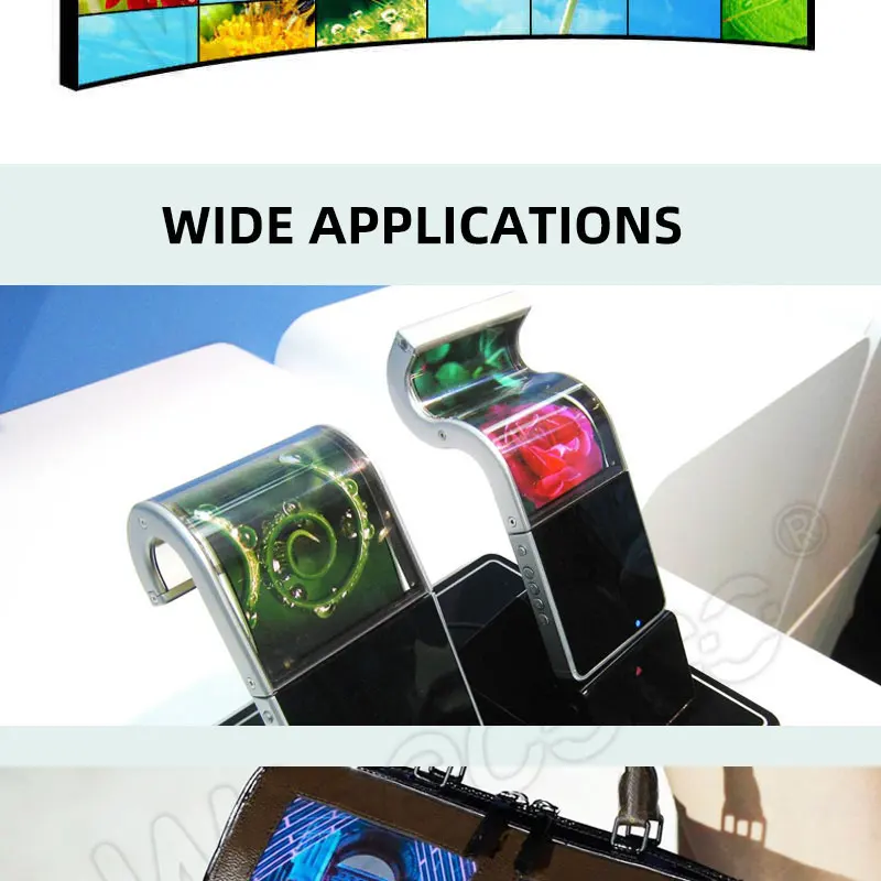 IPS AMOLED OLED Display - Flexible 6 Inch Curved Screen
