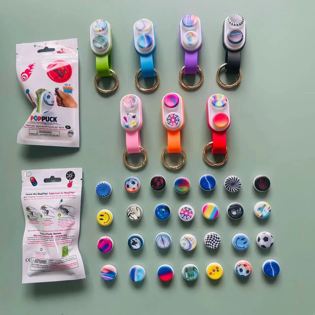 Mu Group Manufacturer Custom Antistress Poppuck Fidget Magnetic Toy ...