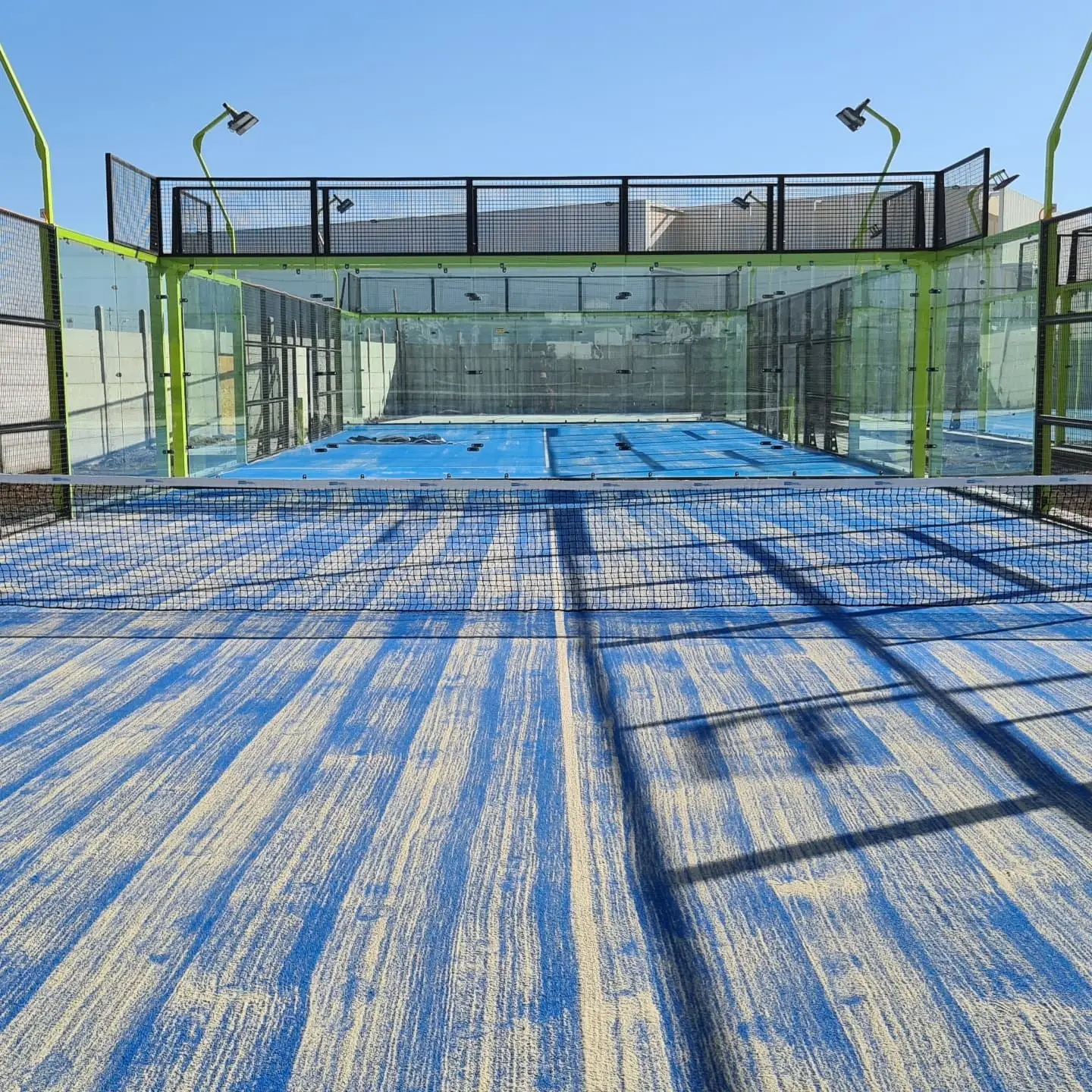 Blue Color Tennis Court Grass Padel Turf Cage Synthetic