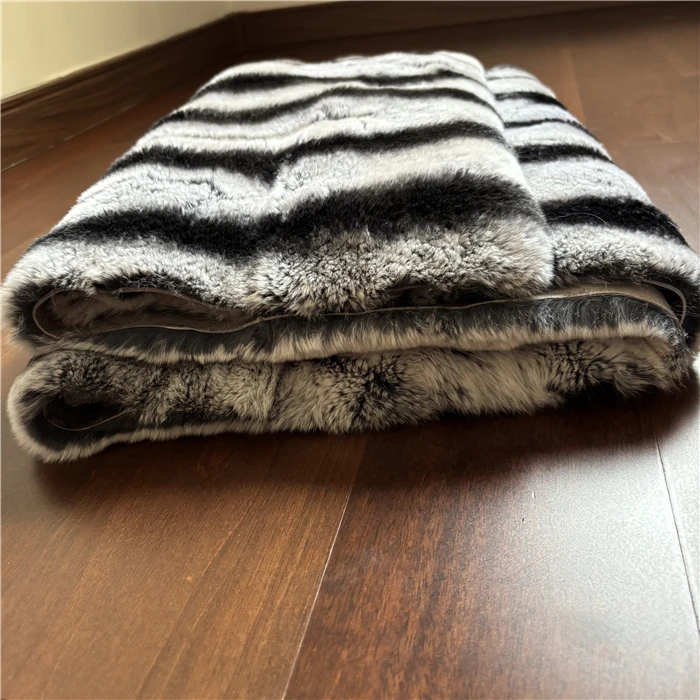 Rex Rabbit Pelt Fur Throw Blanket| Alibaba.com