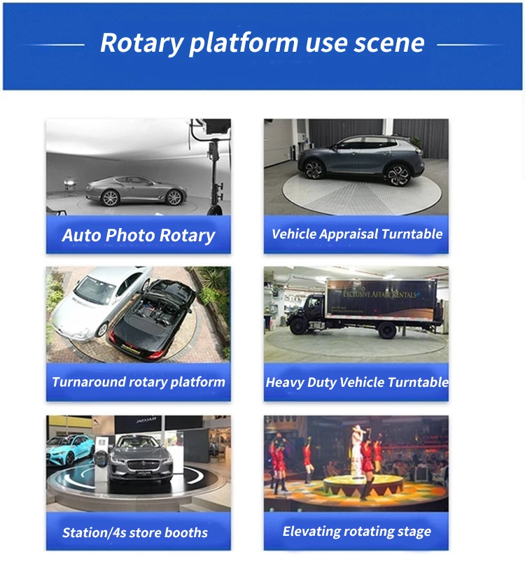 360 Degree Car Rotating Platform 3000kg - Ideal for Display