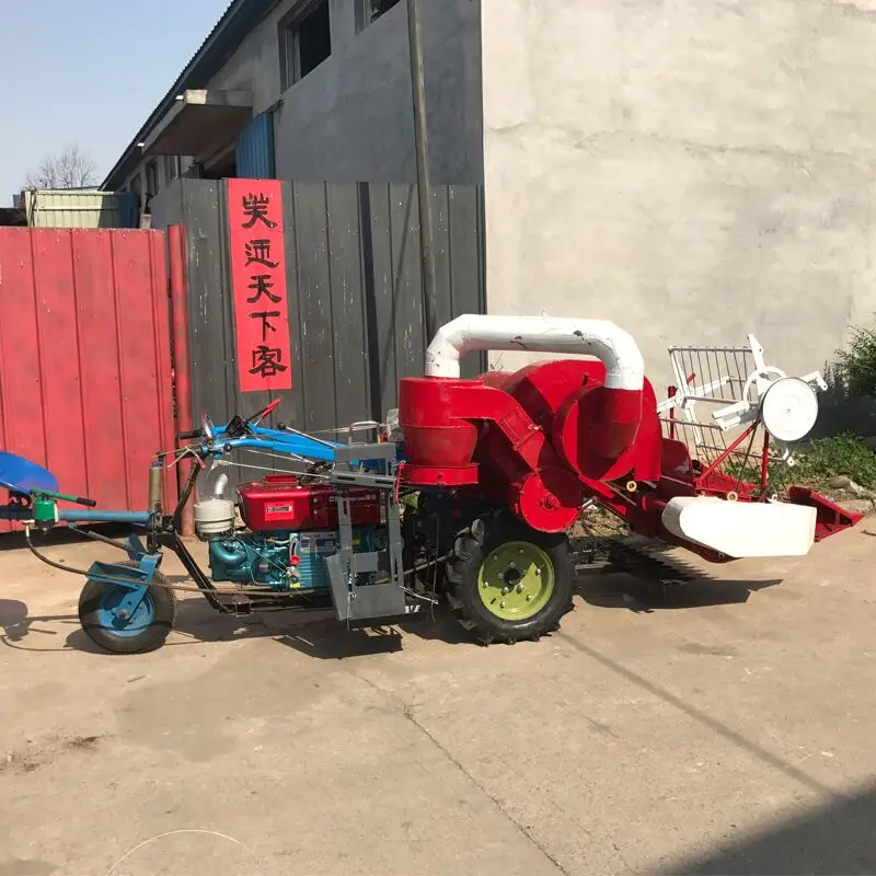 Diesel 15HP Mini Combine Harvester for Rice & Wheat - Affordable Price ...