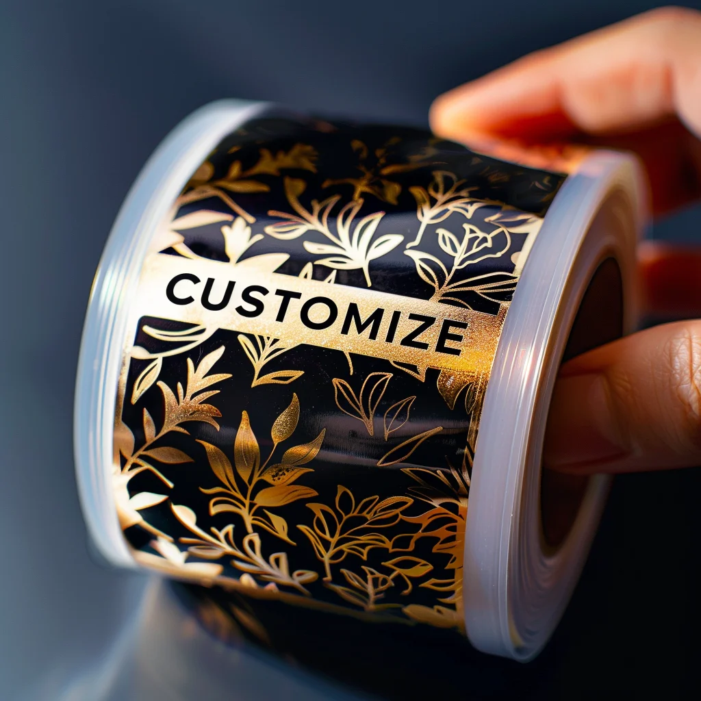 Custom Printing Waterproof Vinyl Stickers Die Cut Label Logo Stickers ...