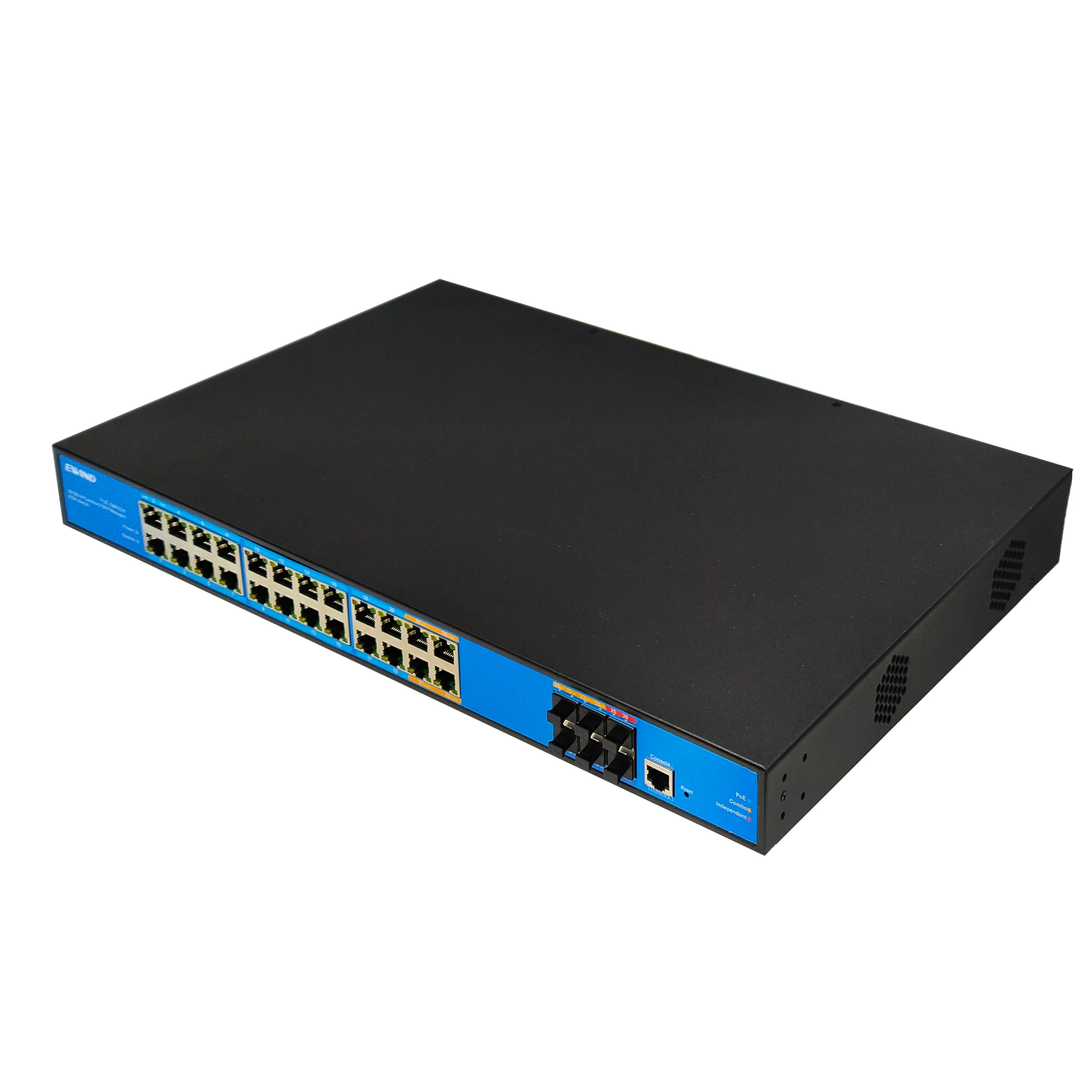 Poe 24 Port Switch Managed Gigabit Network Switches 24 100/1000m Rj45 With 4 Combo Sfp And 2 Sfp ...