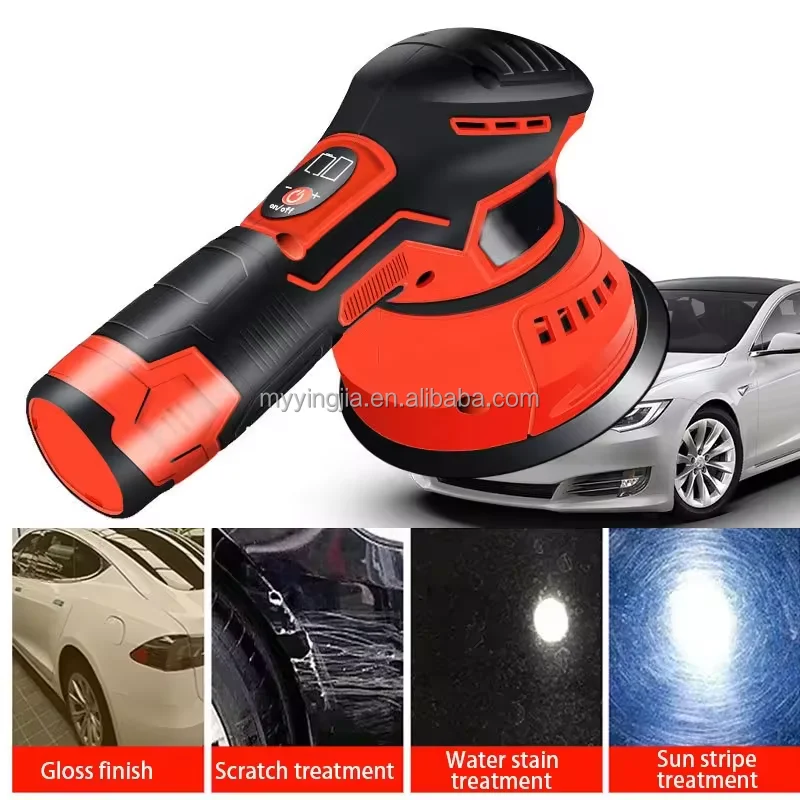 Light Weight 12v Eccentric Lithium Battery Polishing Machine Cordless ...