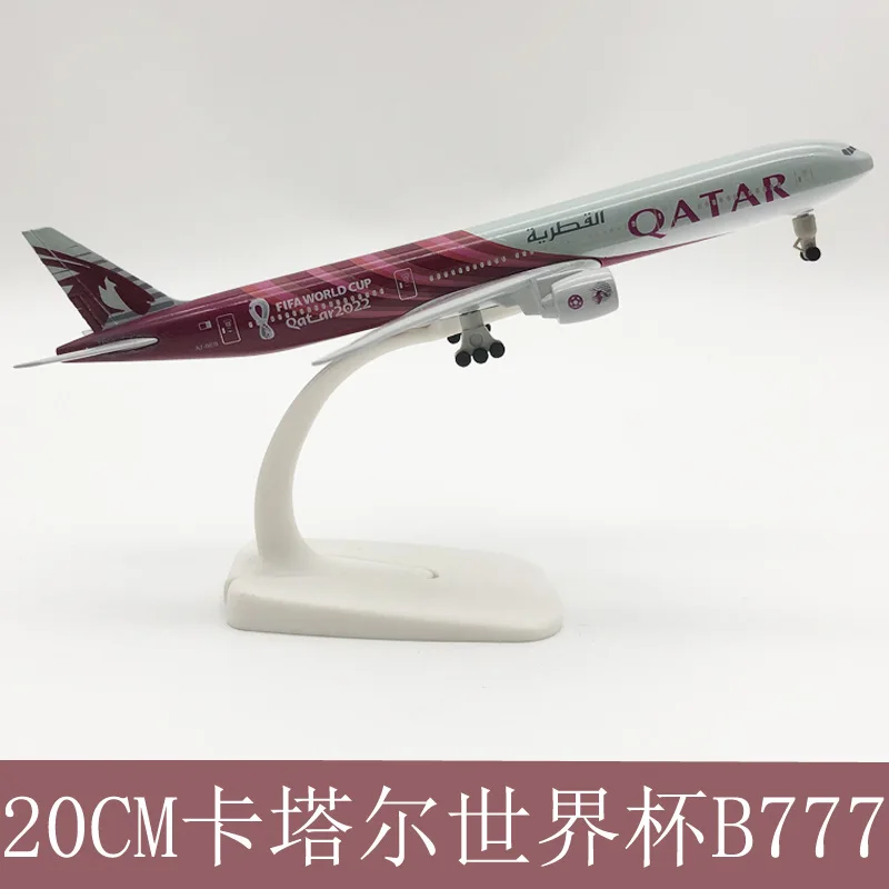 20cm Qatar Airways B777-300er Desk Model Airplane Diecast Aircraft ...