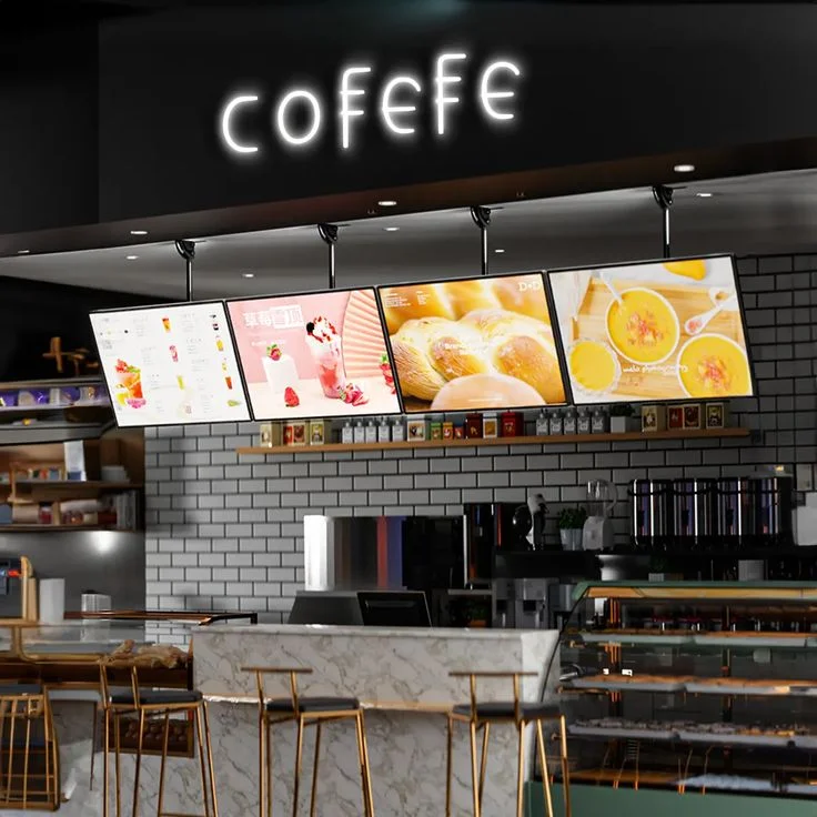 Poster Frame led menu light box for restaurant led slim menu board ...