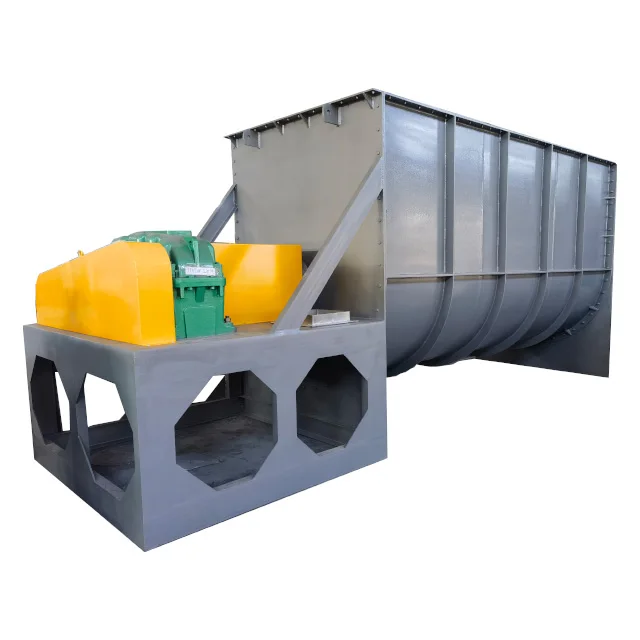 Large 10 Tons Horizontal Mixer For Kitchen Waste - Buy Feed Mixer Mixer ...