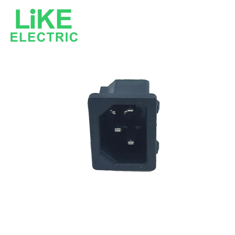 IEC Connector 3 Pin Snap Type AC-05 for PCB - Reliable Power