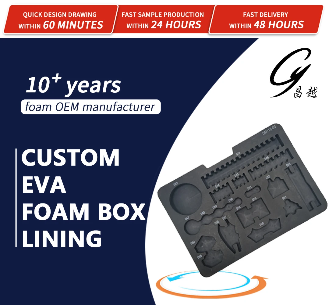 Custom Eva Foam Insert Auto Partstray Sealing Paper Pulp Packaging ...