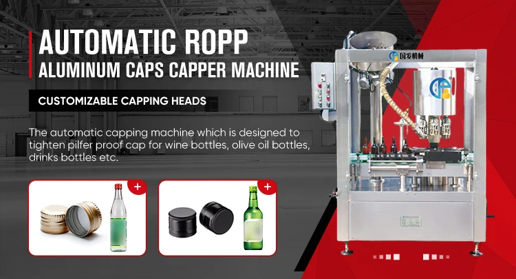 Auto Rotary Screw Capping Machine for Wine Bottle Sealing