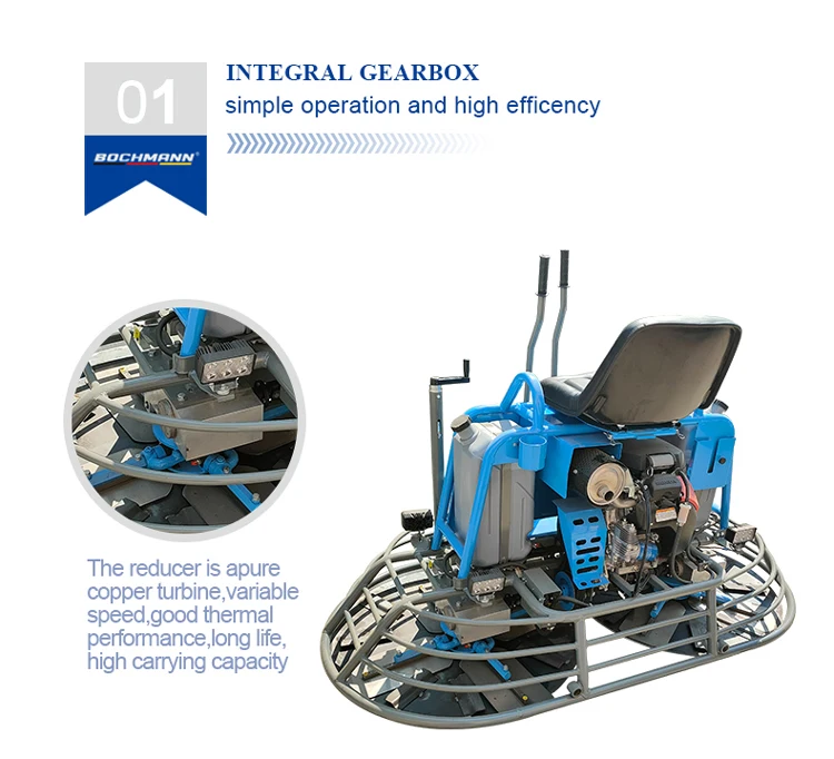 Heavy Type Power Trowel Engine Walk Behind Road Power Trowel Concrete ...