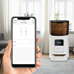 Petdom Pet 6L Smart Cat Feeder - Remote Control & Sustainability