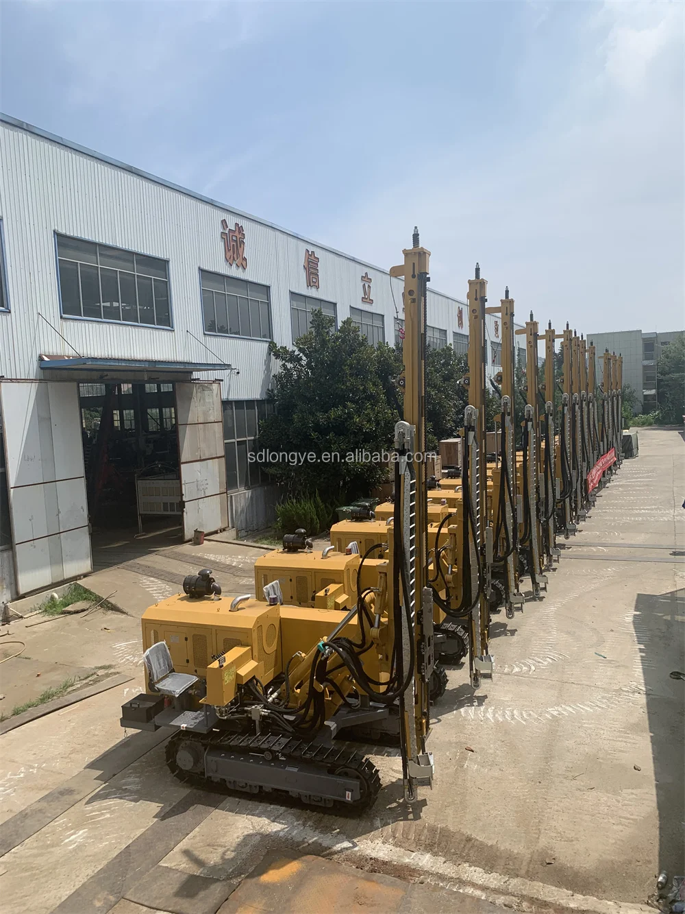 Hydraulic Pile Drivers Ramming Machines Mz460y For Solar Pv Plant - Buy ...
