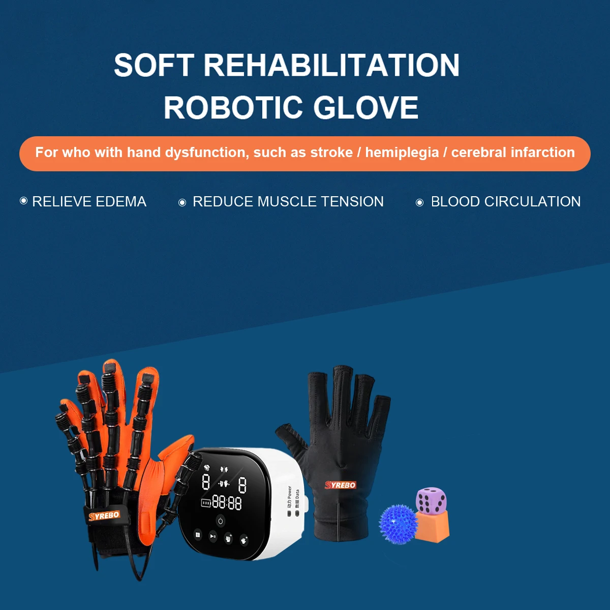 Hand Rehabilitation Robot Stroke Hemiplegia Cerebral Infarction ...