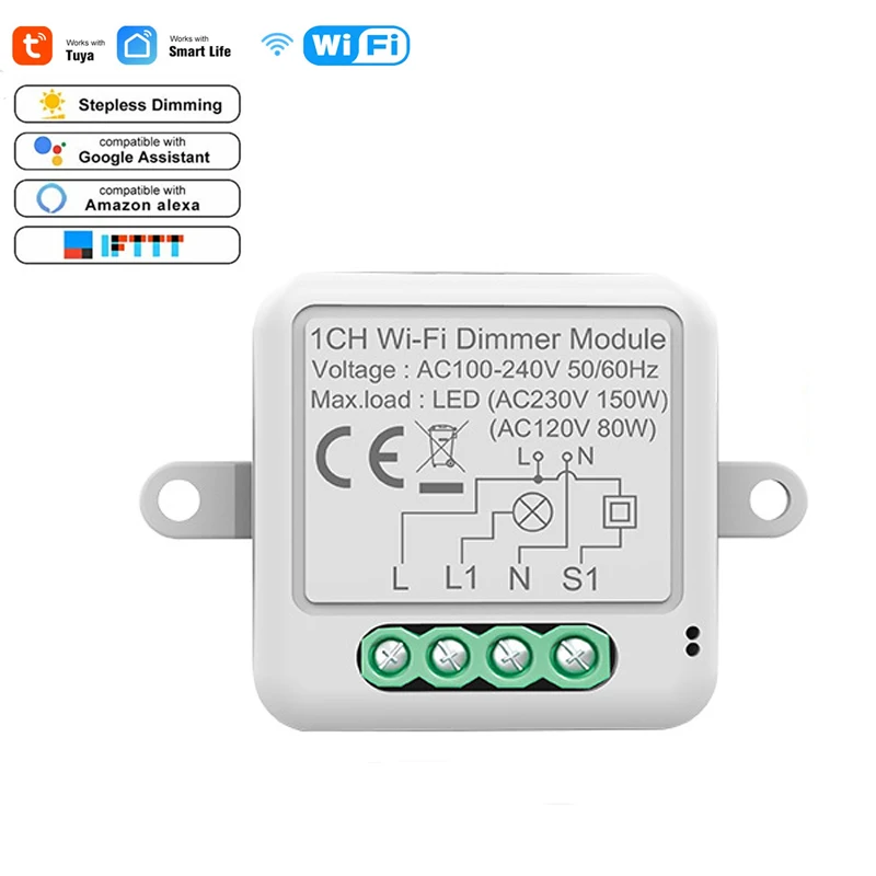Oem Dimmer Switch Module 1 Channel 2 Channel 10a Google Home Alexa ...