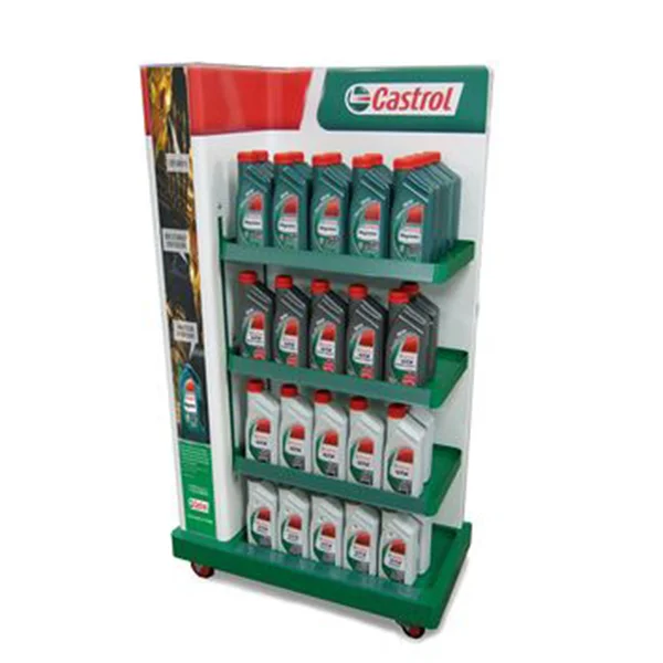 Custom Motorcycle Motor Engine Oil Display Rack Car Shop Auto Parts ...