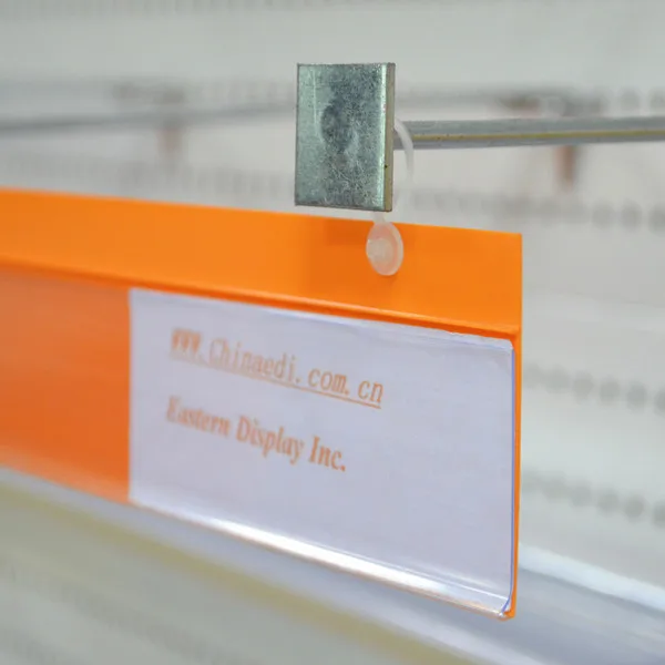 Thin PVC Extruded Data Strip Label Holder 39mm Price Tag Channel ...