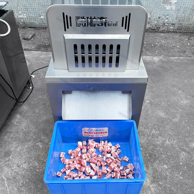 High Quality Frozen Meat Cube Cutting Machine by Chuangyu