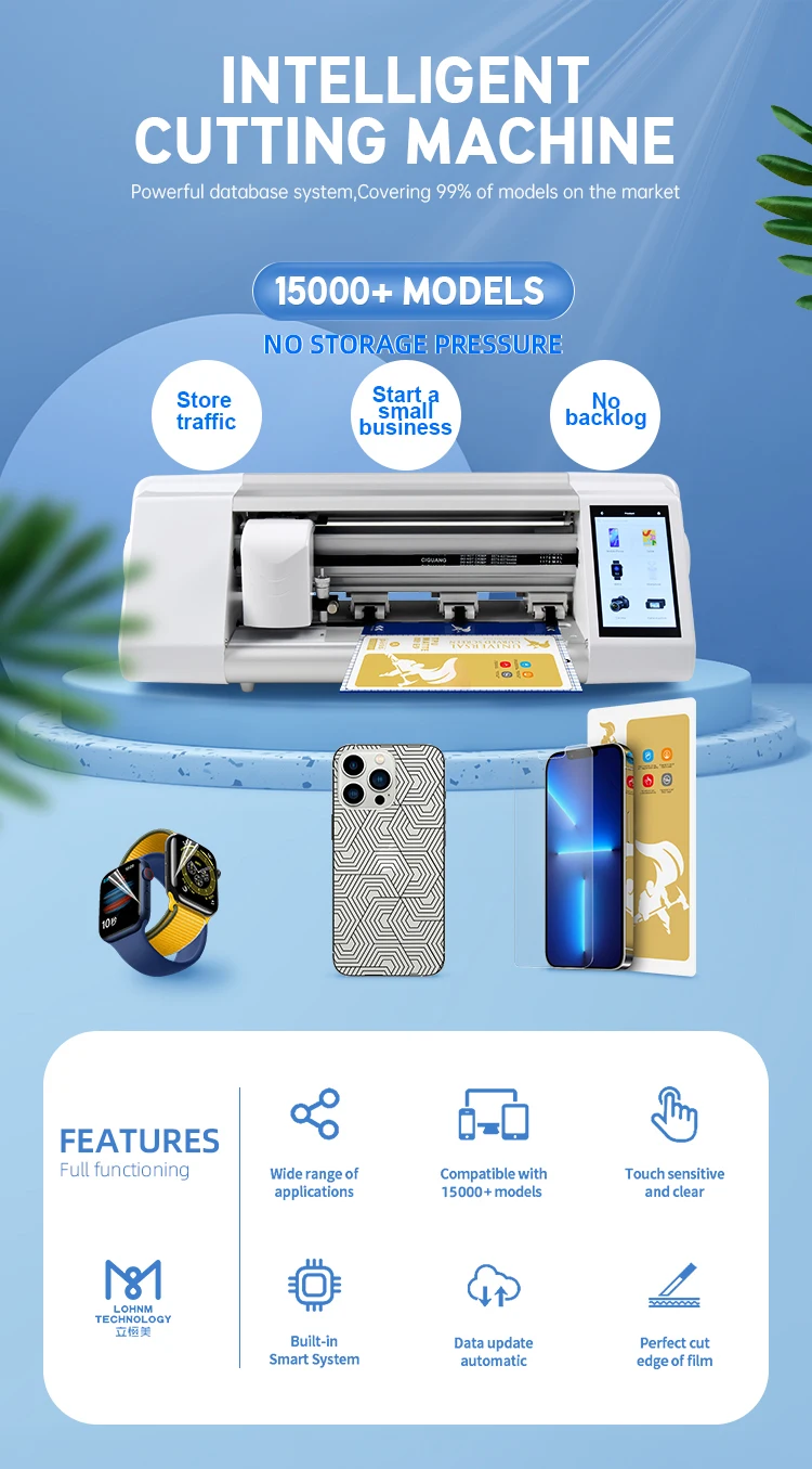 Tpu Hydrogel Film Cutting Machine Not Tempered Glass Screen Protector ...