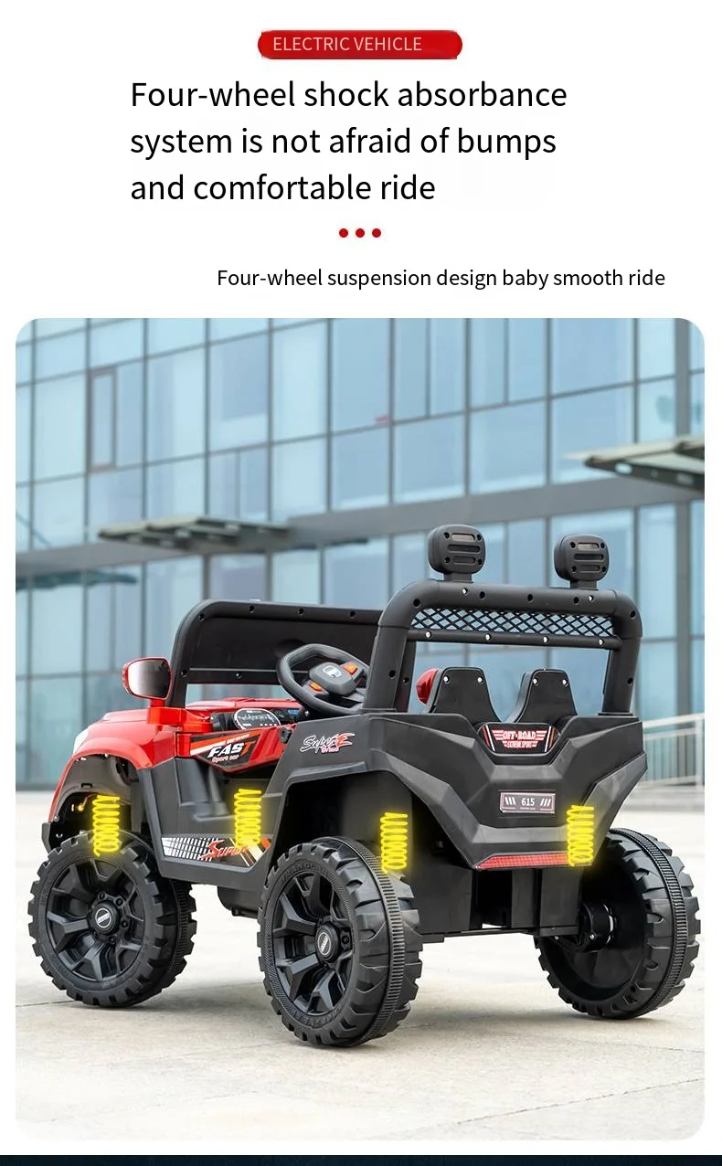 Kids Plastic Battery Electric Kids Ride On Car 12v For Baby Toy Car For ...