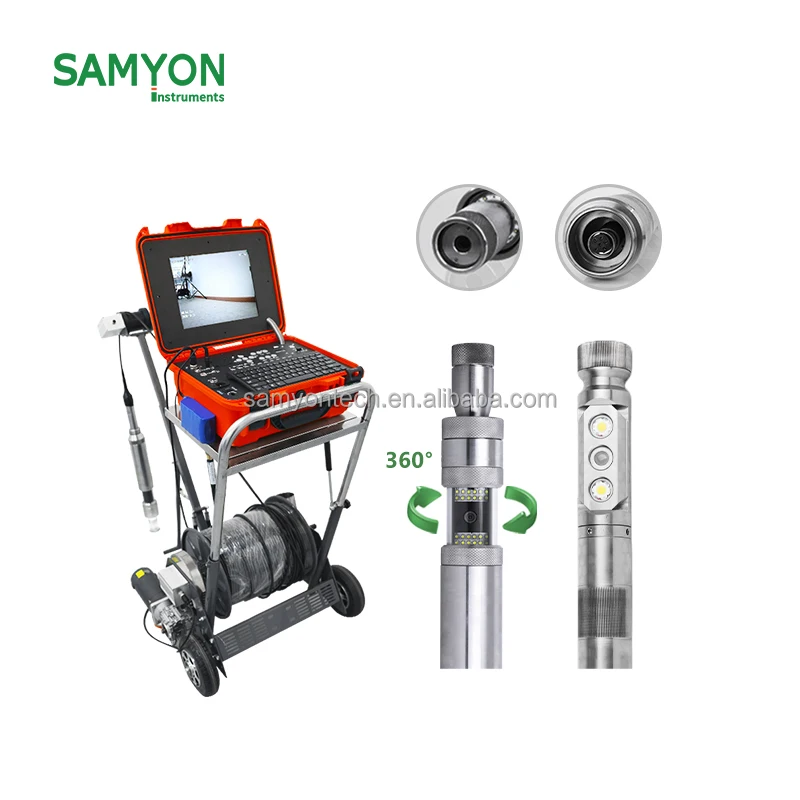 Underwater Borehole Camera Inspection For Downhole Video Record Depth ...