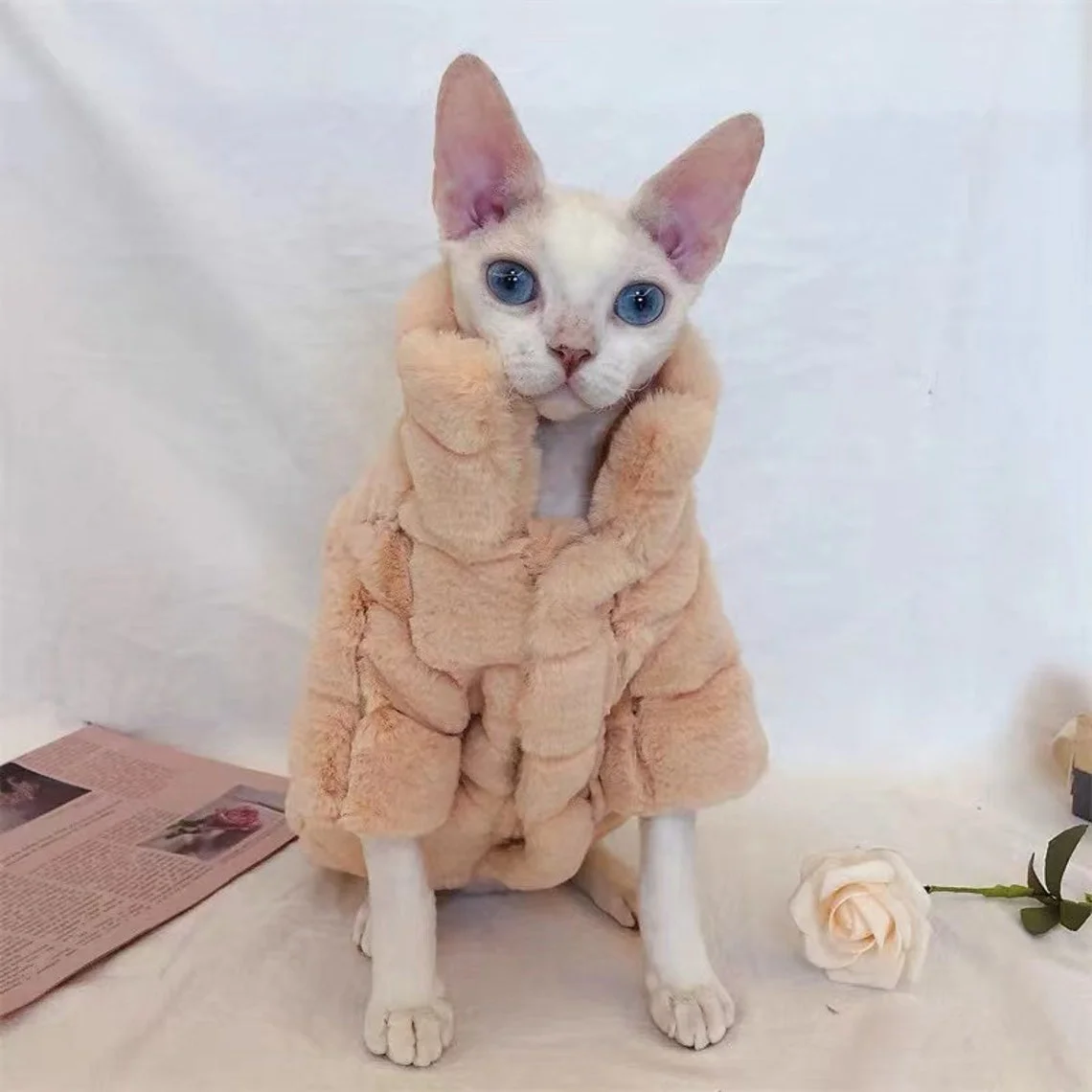 Sphynx Cat Winter Clothes Sphynx Warm Cat Clothes Hairless Cat ...