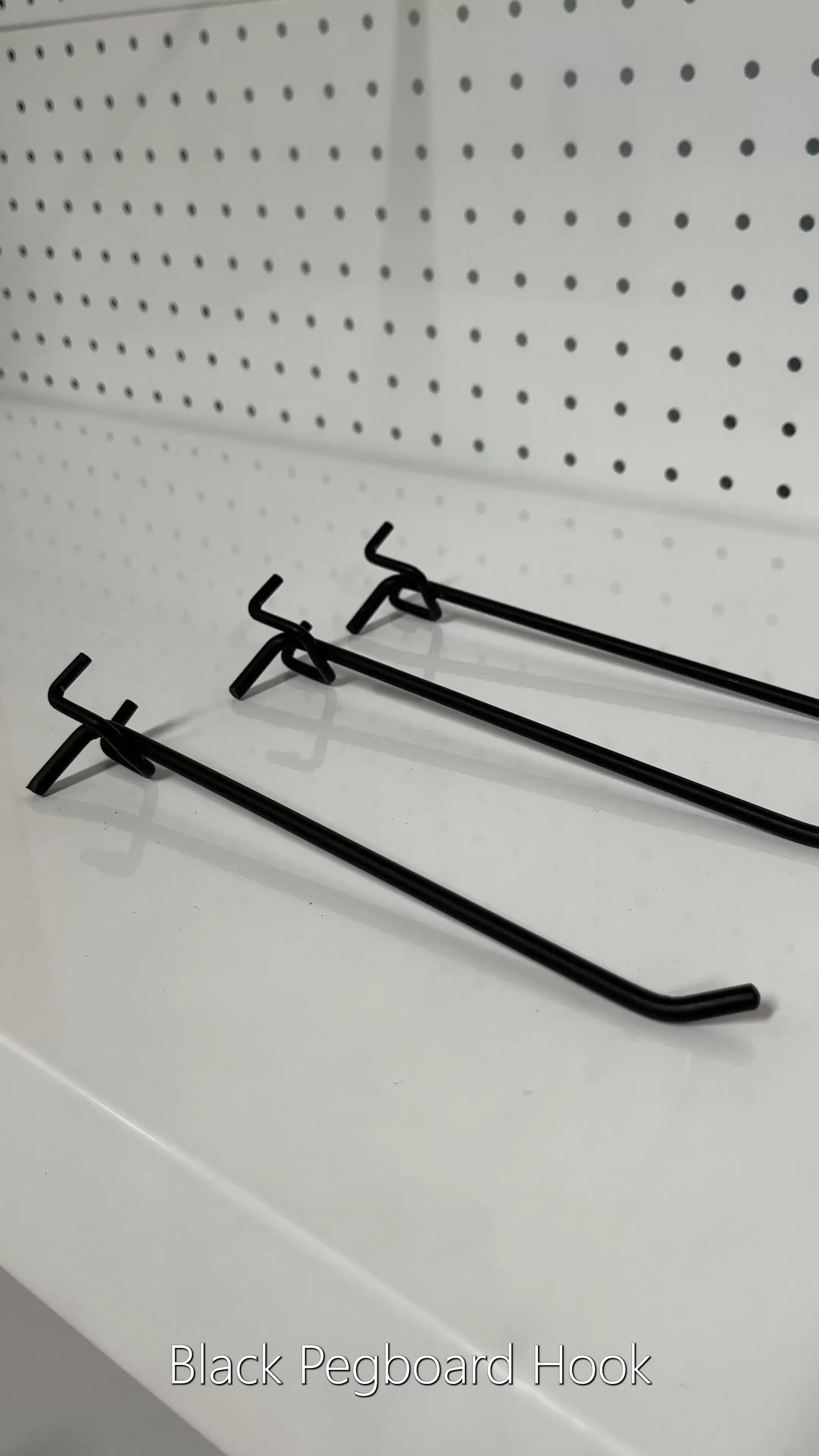 Hardware Store Black Wall Mount Supermarket Accessories Pegboard ...