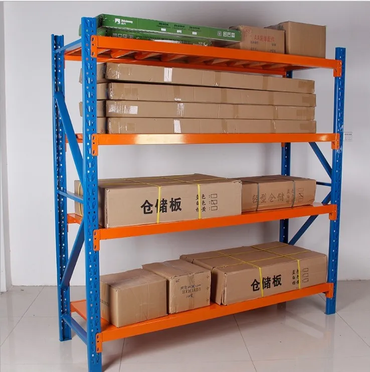 Customized Industrial Workshop Display Shelving - Metal Storage Racks