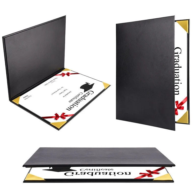 Factory Custom Graduation Certificate Completion Certificate Leather ...