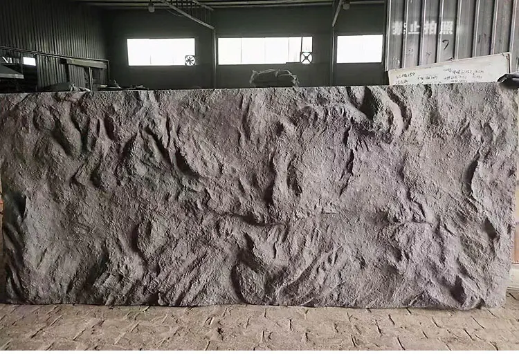 Translucent FRP Faux Rock Wall Panels - Volcanic Lava Effect