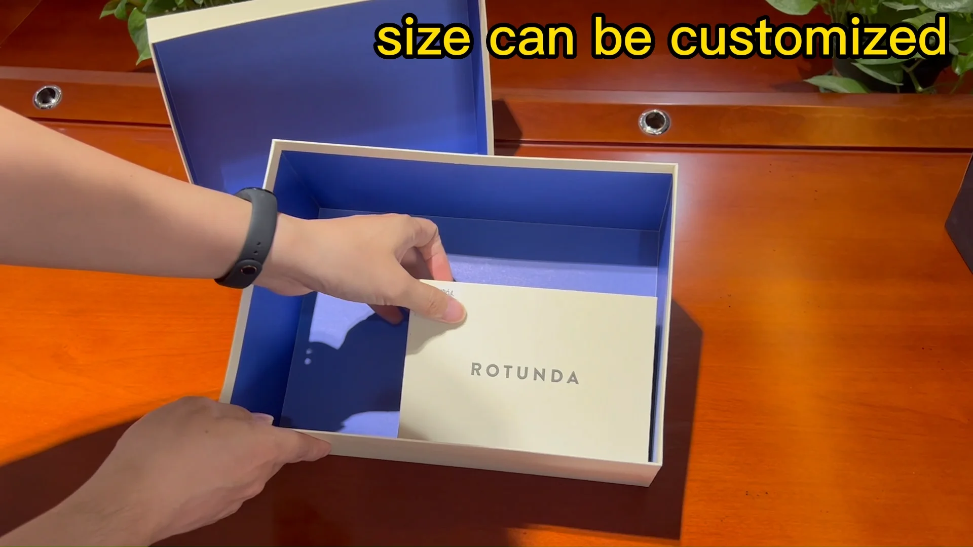 Luxury Cosmetic Different Sizes Gift Box Packaging Custom Logo Beige ...