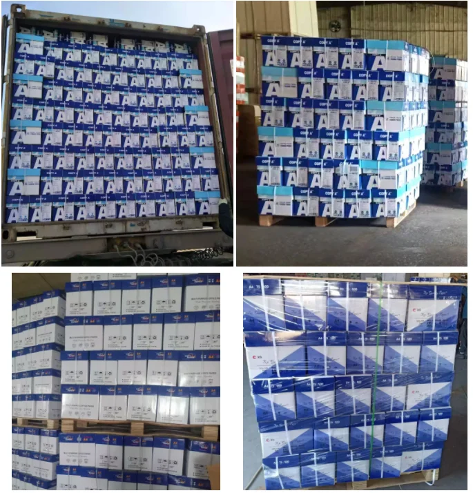 White A4 Size Copy Paper 80 Gsm 70 Gsm For Copier Laser Printing Ready ...