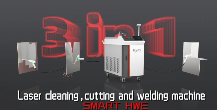 HGTECH HGSTAR 3 in 1 Laser Cleaning/welding/cutting Machine