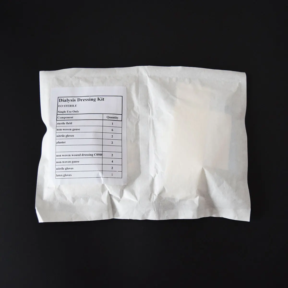 Dialysis on and off Kit - Disposable Surgical Care Dressing Pack