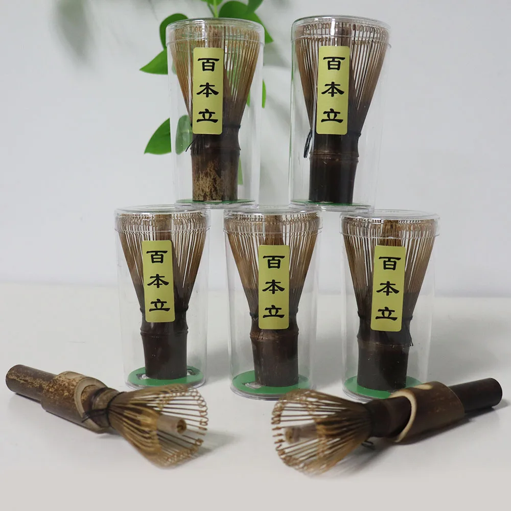 120 Prong Chasen Bamboo Matcha Whisk - Customizable Logo