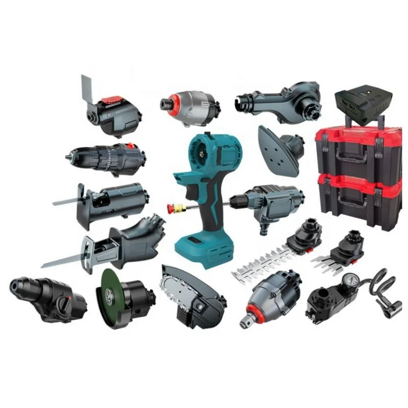 Electric Tools With Replaceable Machine Heads Quickly Assembled ...