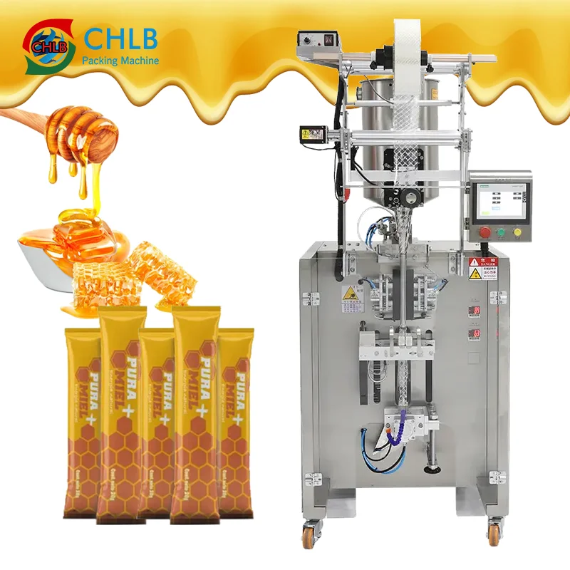 Multi-Function Automatic Honey Sachet Packing Machine Pouch Honey Stick ...