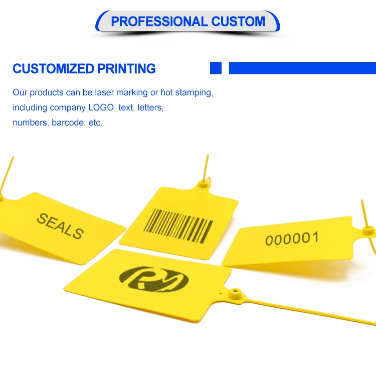 PM-PS6214 Customizable Clothing Logistics Plastic Seals Security Seal ...