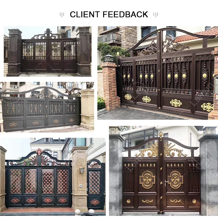 Luxury Electric Gate - American Style Simple Design