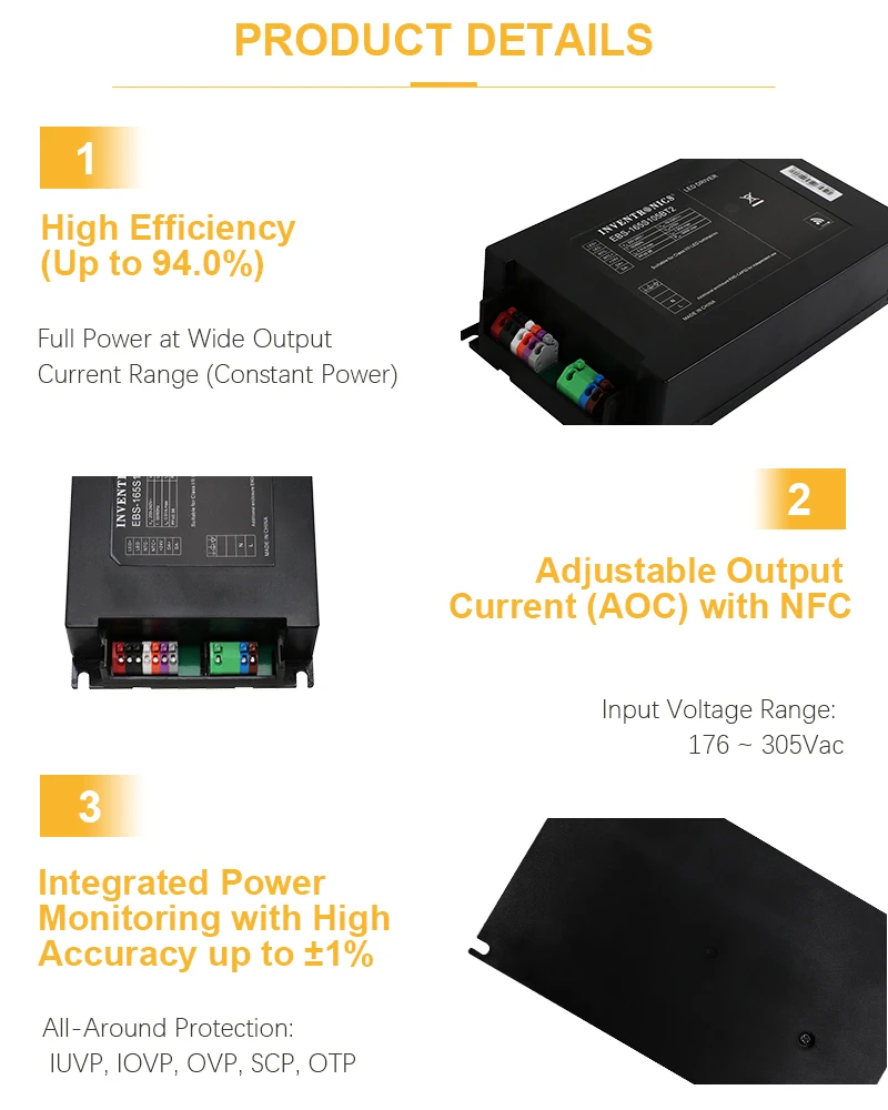 DALI-2 and D4i Certified Inventronics LED Driver with Adjustable Output ...