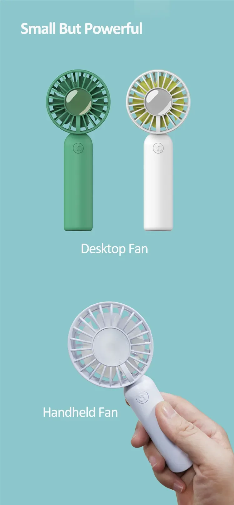 Nx 2023 New Small Fan Summer Mini Electric Fan Simple Handheld Charging ...