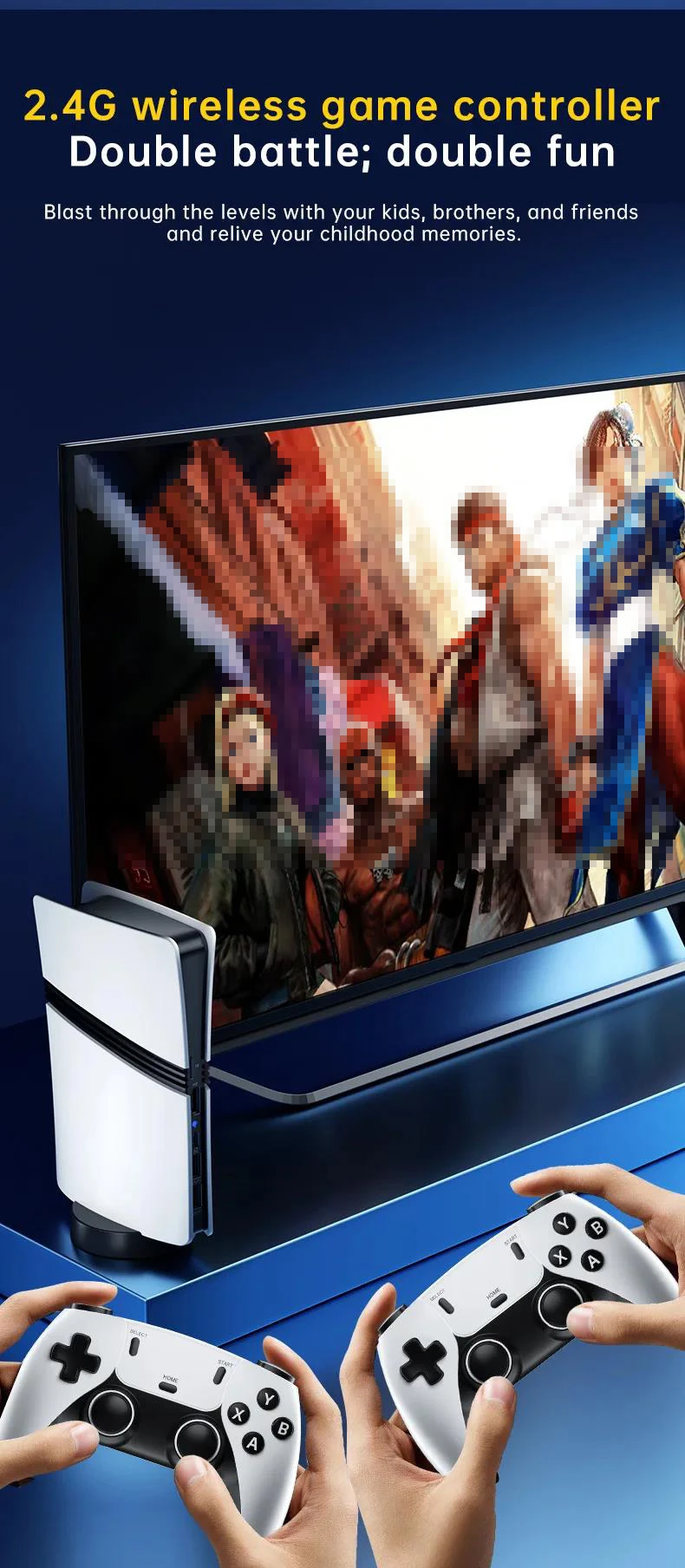 X10 Video Game Console - 4K Gamestick TV BOX 5G Dual System